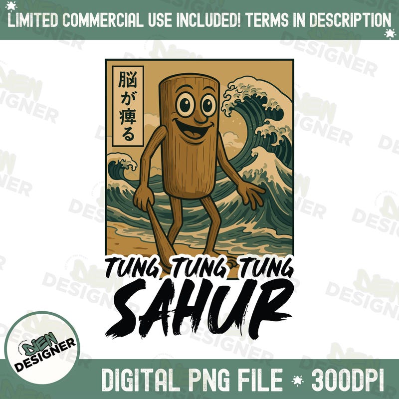 Tung Tung Tung Sahur Png - Etsy