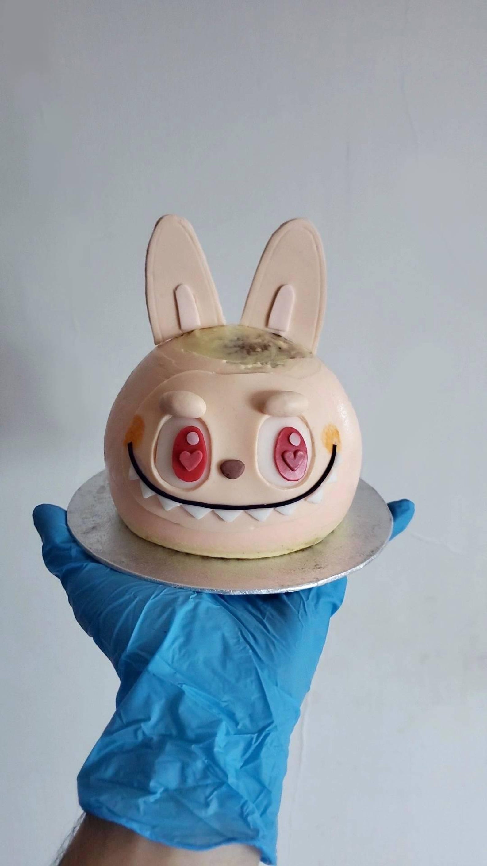 Labubu 3D Fondant Cake Topper (face + Ears) - Etsy