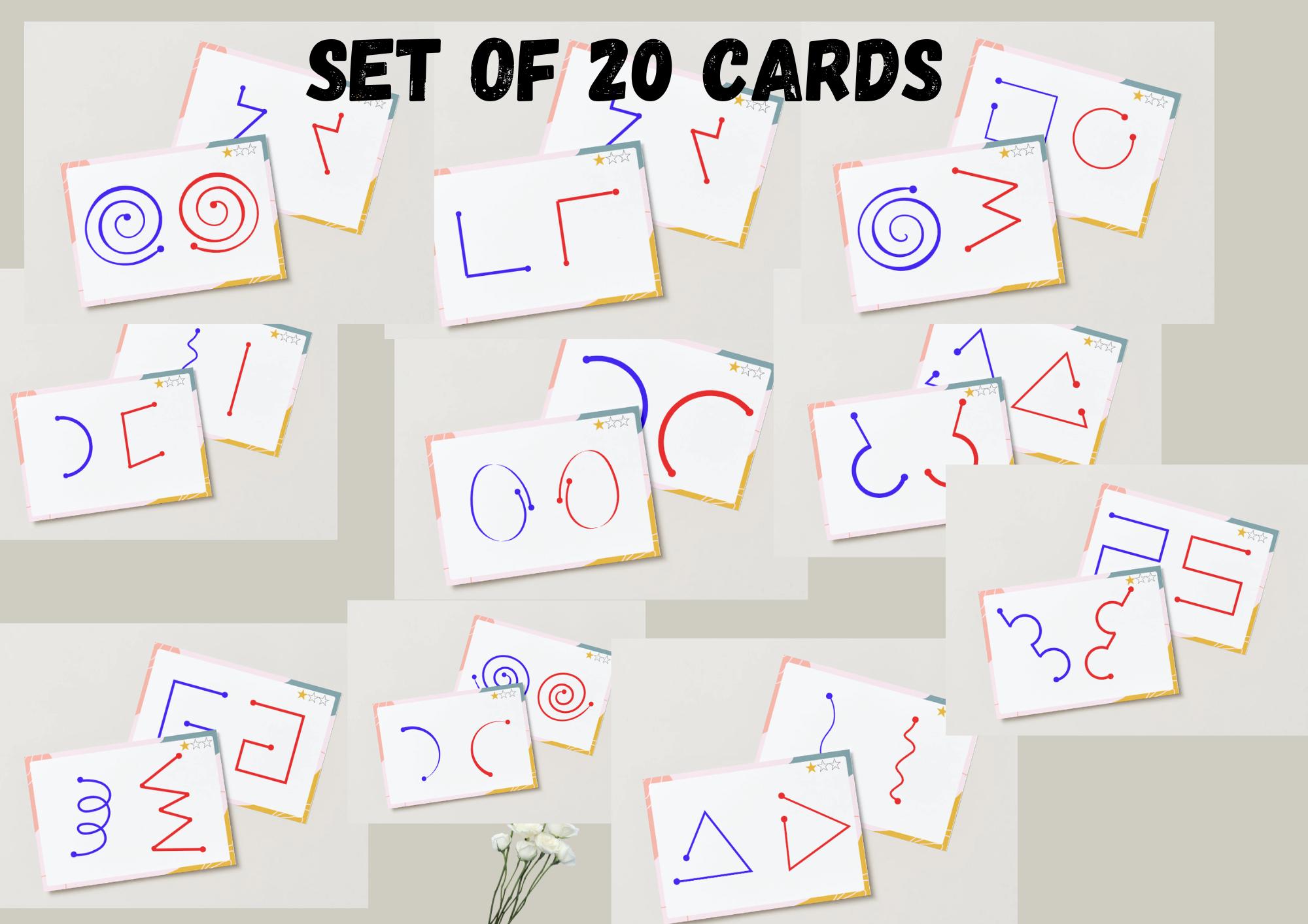 Hand Brain Challenge Cards | 20-card Set | Left & Right Brain Training ...