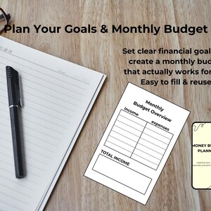 Money Budget Planner Printable | Track Expenses, Income & Savings ...