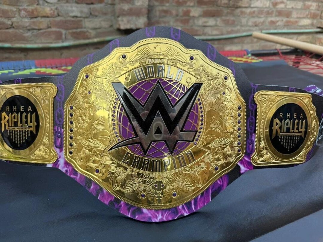 WWE Rhea Ripley Championship Belt |custom World Title Belt |wrestling ...