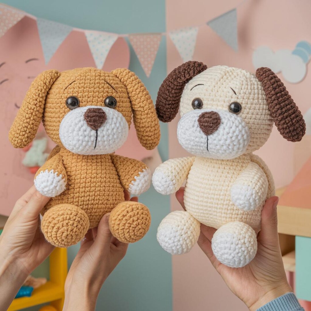 Crochet PATTERN Dog, Amigurumi Tutorial PDF in English, Crochet Puppy ...