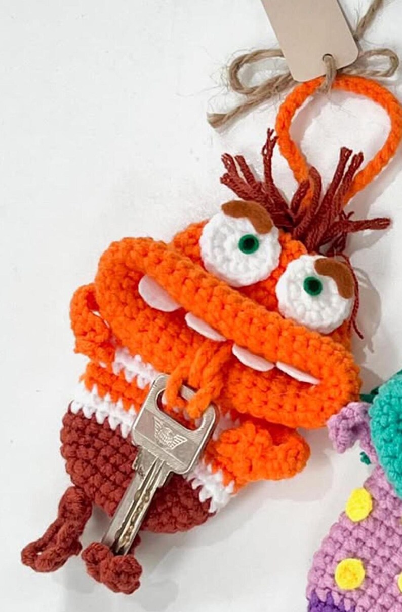 Key Cover, Crochet Pattern, Backpack Keychain - Etsy