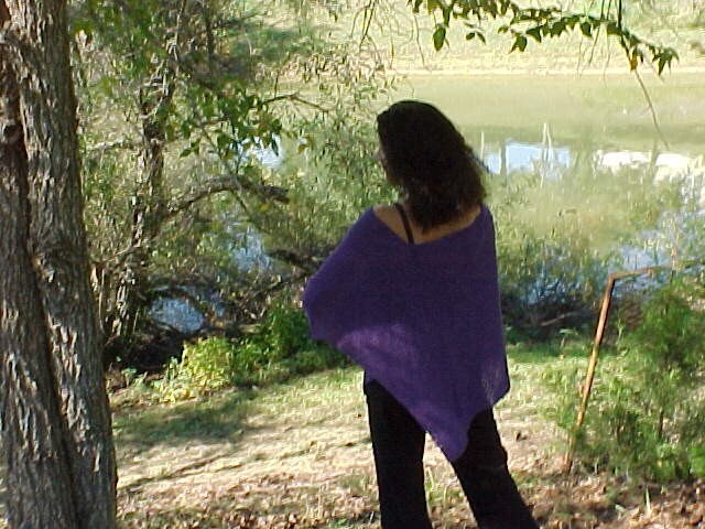 Digital Machine Knitting Pattern Poncho Tuck Stitch, Double Bed ...