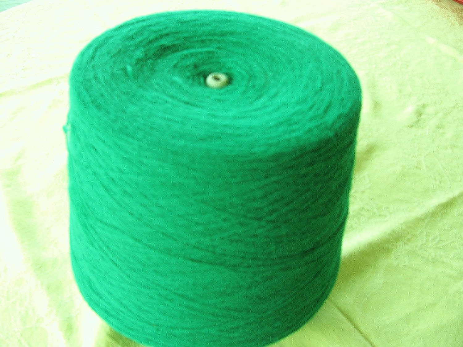Kelly Green Acrylic Cone Yarn Macrame Yarn Sewing & Fiber etna.com.pe