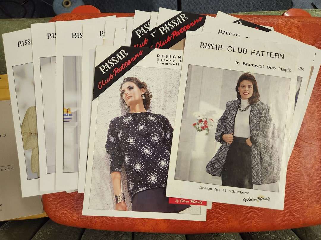 Passap Club Patterns for DM80 and E6000, Sold Individually - Etsy