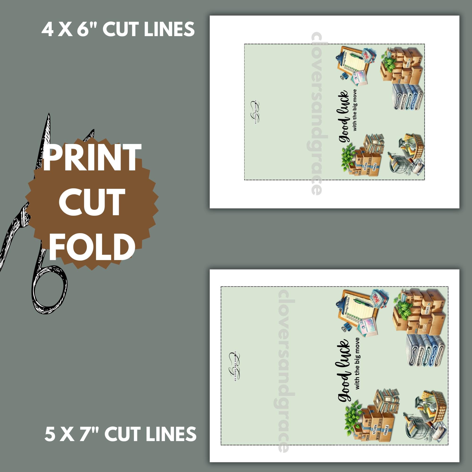 Printable Good Luck Card Instant Download Printables Digital Good Luck ...