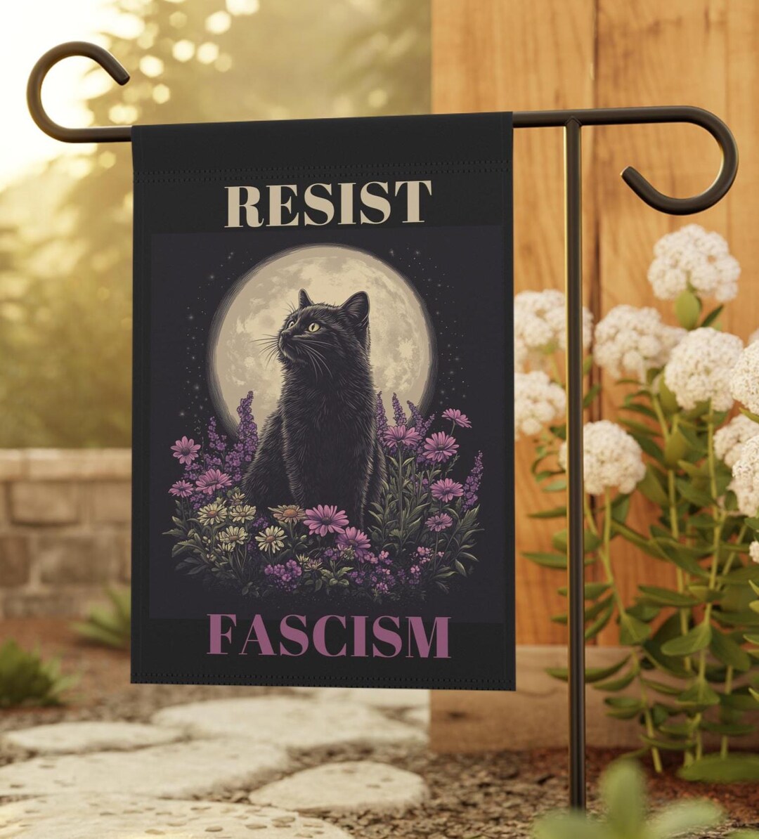 Resistance Resist Flag Subtle Anti Trump Garden Flag Resist Fascism ...