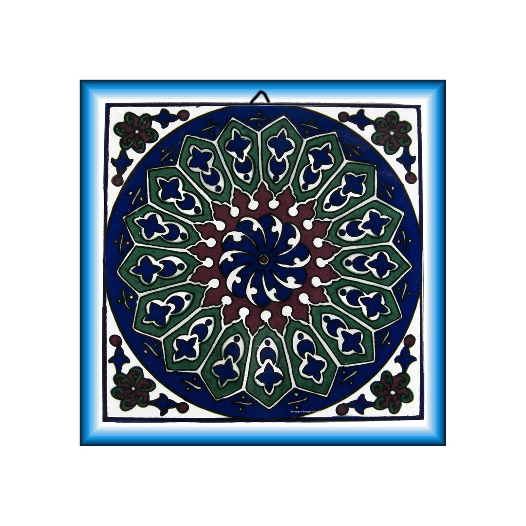 Armenian Ceramic Handmade Hand Painted Tile Decorative Hanged on Wall ...
