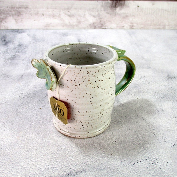 Ceramic Mug With Thumb Holder - Etsy