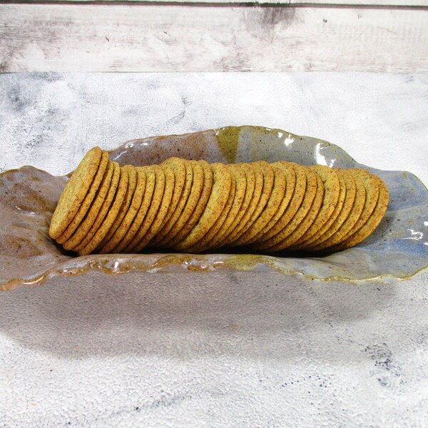 Ceramic Cracker Tray - Etsy