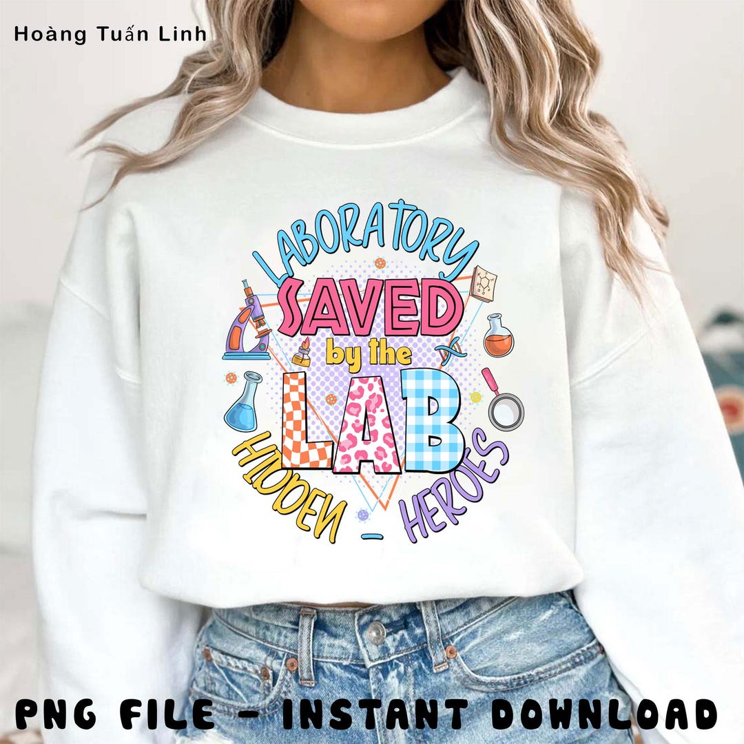 Saved by the Lab Sublimation Design, Science PNG, Laboratory Digital ...
