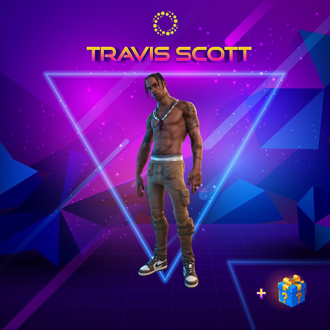 FN Travis Scott Skin Random Pack, Outfits Guaranteed Travis Scott ...