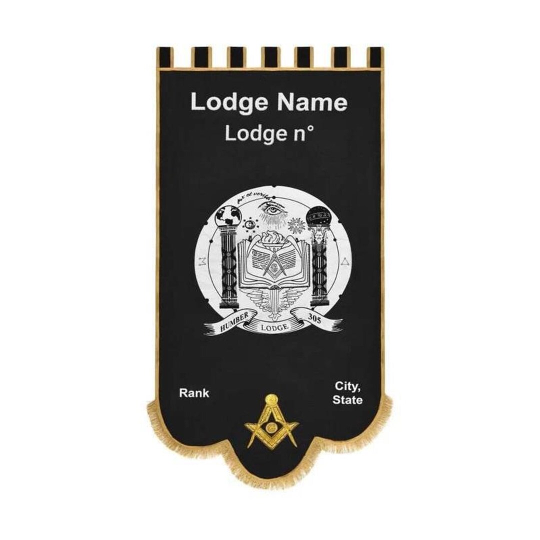 Masonic Regalia Hand Embroidery Banners - Etsy UK