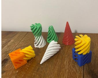 3D Printed Fidget Toy, Infinity Spiral Fidget, Toy Endless Cone ...