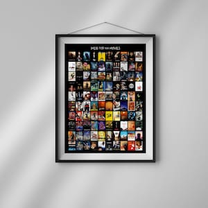 Imdb Top 100 Movies | Top 100 Poster | Digital Print | 100 Greatest ...