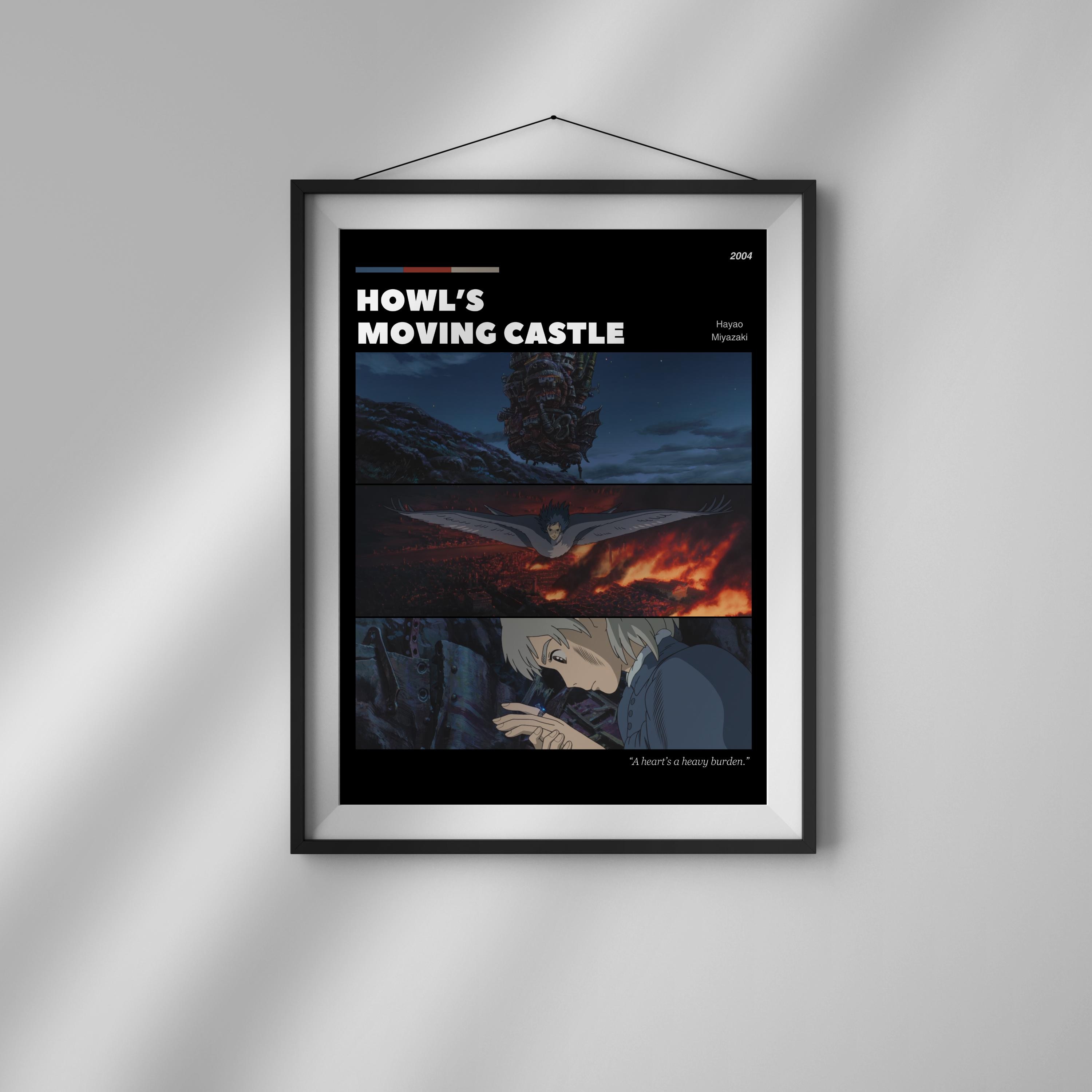 Howl’s Moving Castle Poster | Digital Print | Studio Ghibli Poster ...