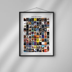 Imdb Top 100 Movies | Top 100 Poster | Digital Print | 100 Greatest ...