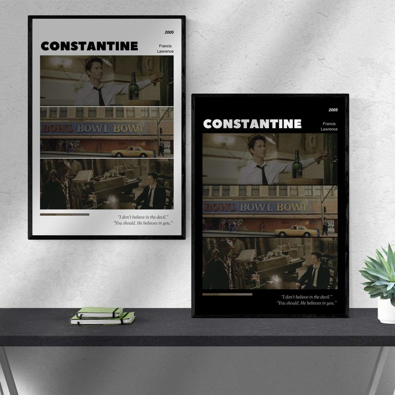 Constantine Poster | Digital Print | John Constantine | Constantine (2005) Movie Poster | Keanu ...