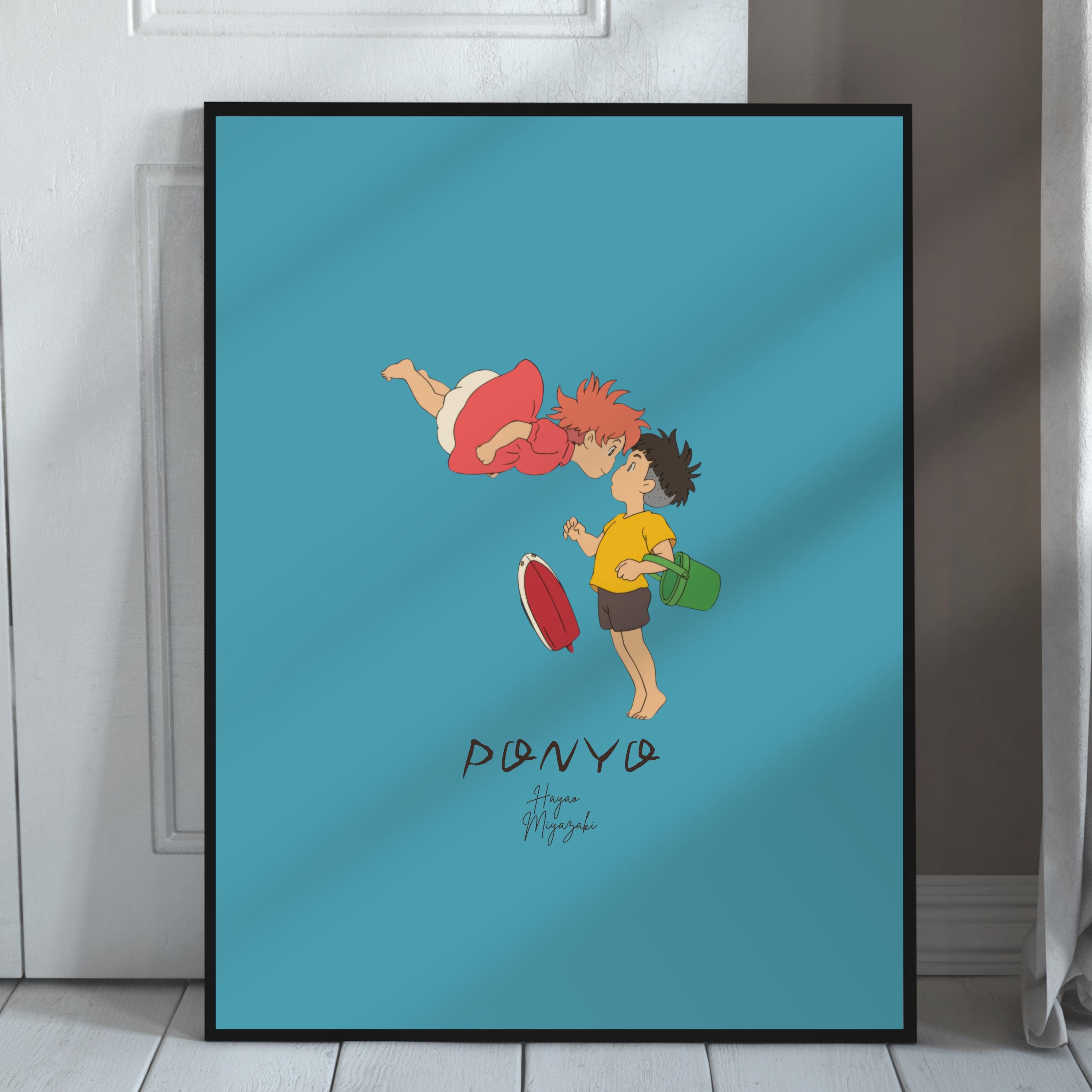 PONYO Poster | Digital Print | Studio Ghibli Poster | Hayao Miyazaki ...