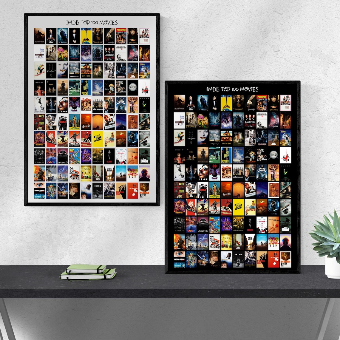 Imdb Top 100 Movies | Top 100 Poster | Digital Print | 100 Greatest ...