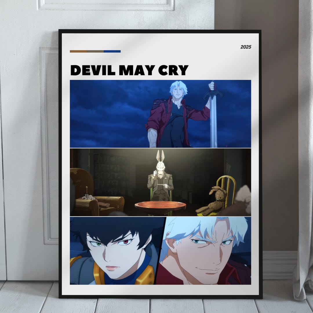Devil May Cry Poster | Digital Print | Devil May Cry Wall Art | Anime ...
