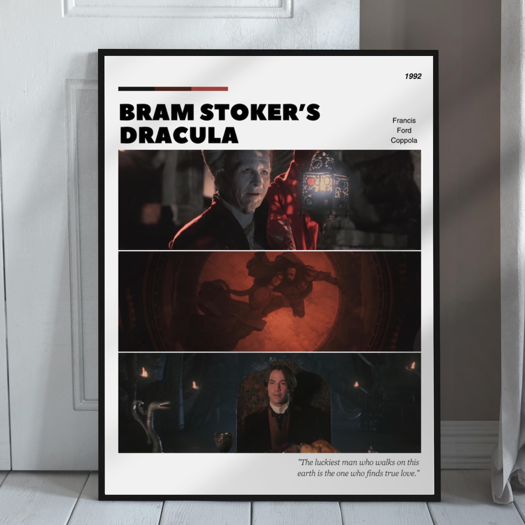 Bram Stoker’s Dracula Poster | Digital Print | Gothic Horror Wall Art ...