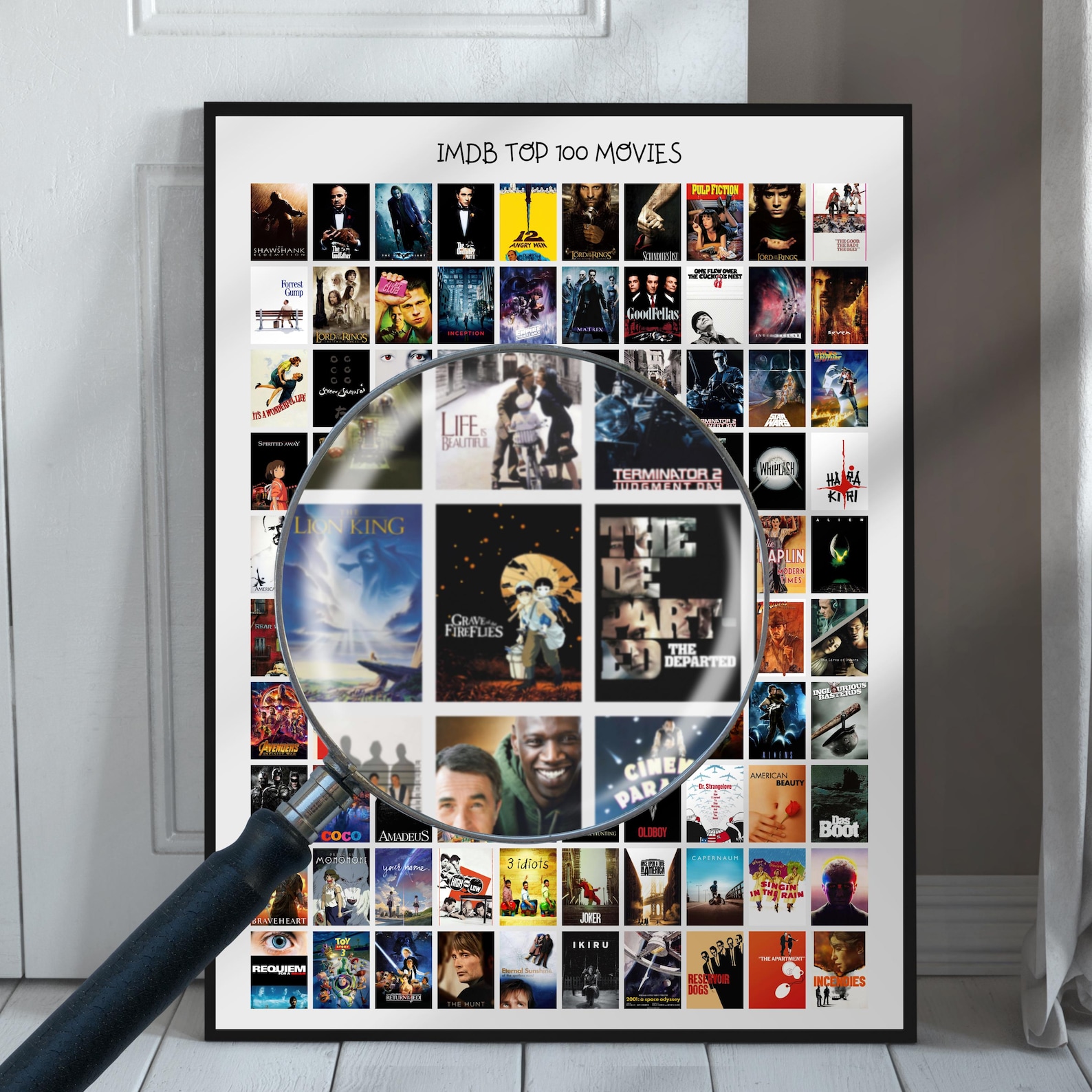 Imdb Top 100 Movies | Top 100 Poster | Digital Print | 100 Greatest ...