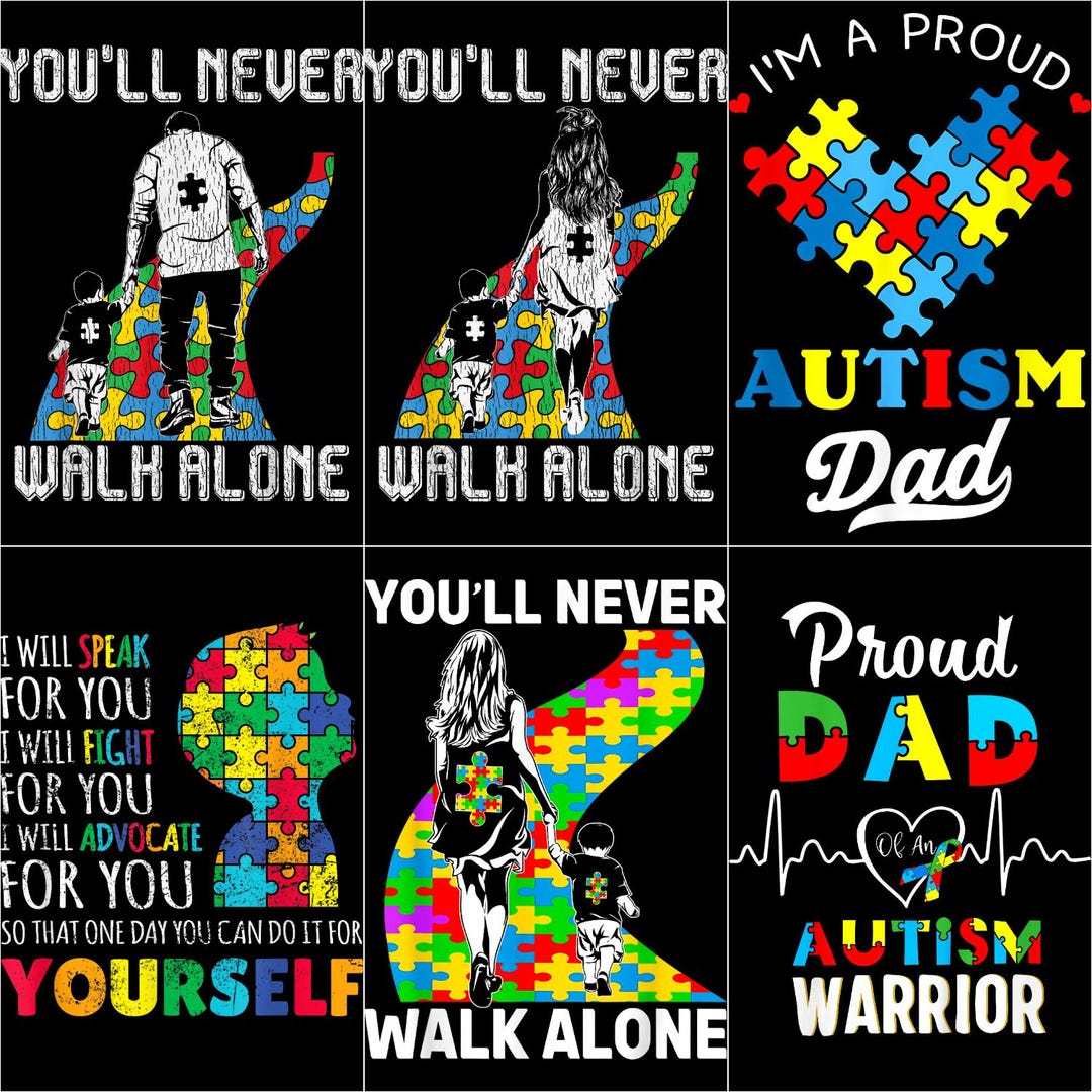 Autism Awareness American Flag Png, Autism Awareness Dad Png, Png Only ...