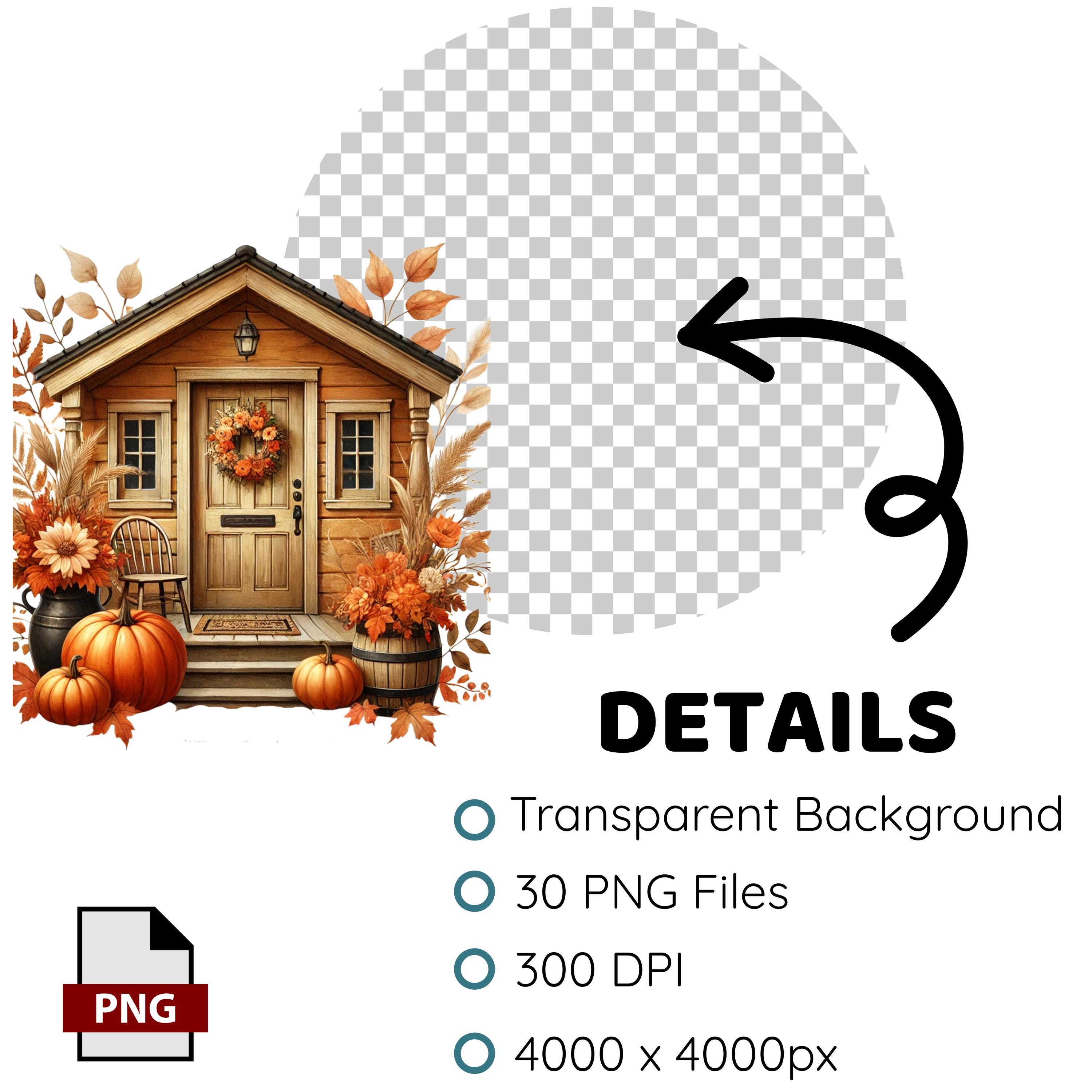 Watercolor Autumn Clipart Set | 30 PNG Woodland Animals (digital ...