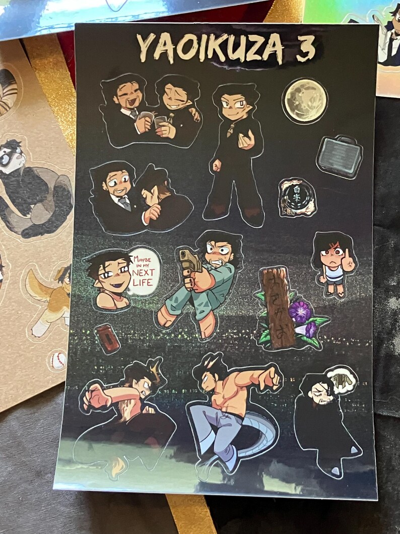 Yakuza/rgg Sticker Sheets - Etsy
