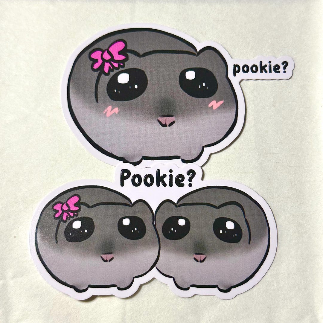 Pookie Hamster Meme Stickers - Etsy