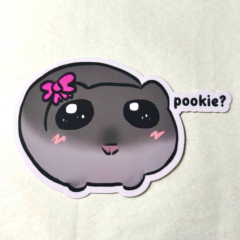 Pookie Hamster Meme Stickers - Etsy
