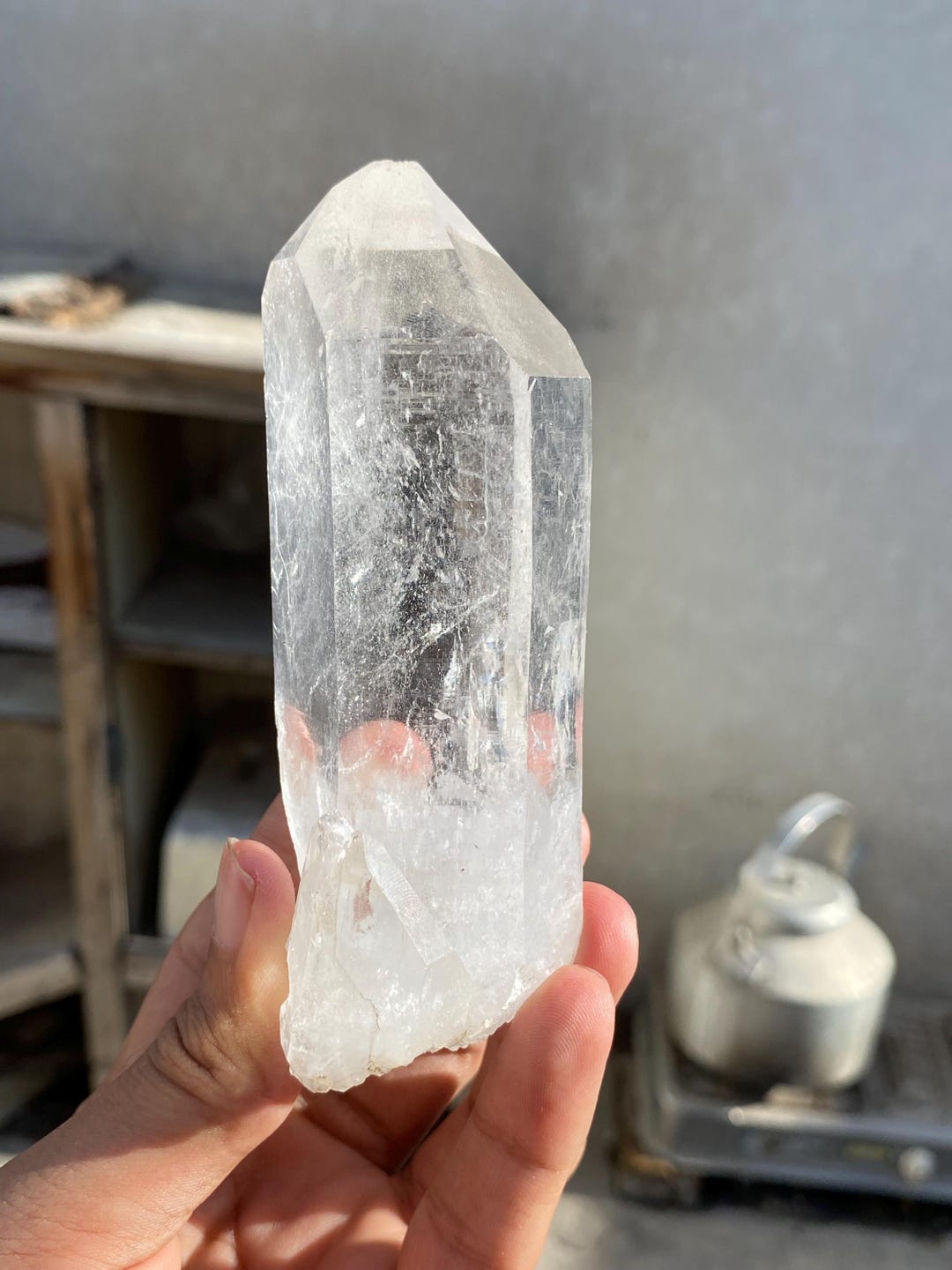 Beautiful Clear Quartz Crystal With Perfect Termination From Skardu ...