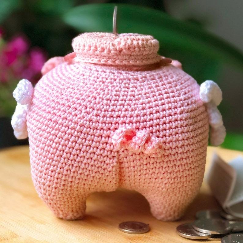 Amigurumi Crochet Piggy Bank Pattern - Grace the Piggy Bank - Etsy
