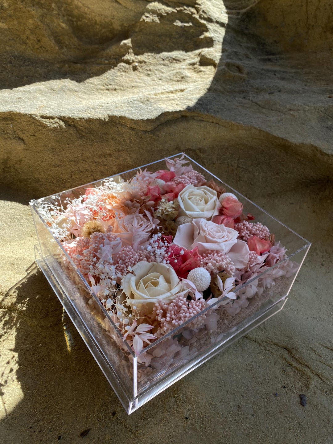 Eternal Flower Dried Flower Gift Box Mother's Day Gift, Birthday Gift ...