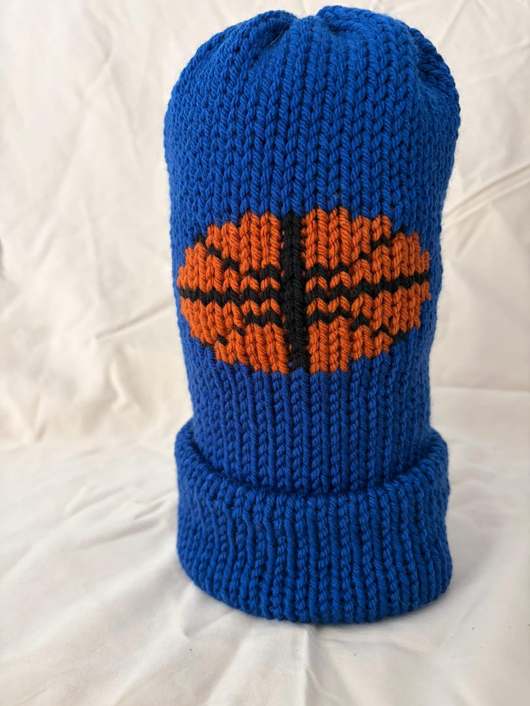 Basketball Knit Beanie – Handmade Game Day Style - Etsy