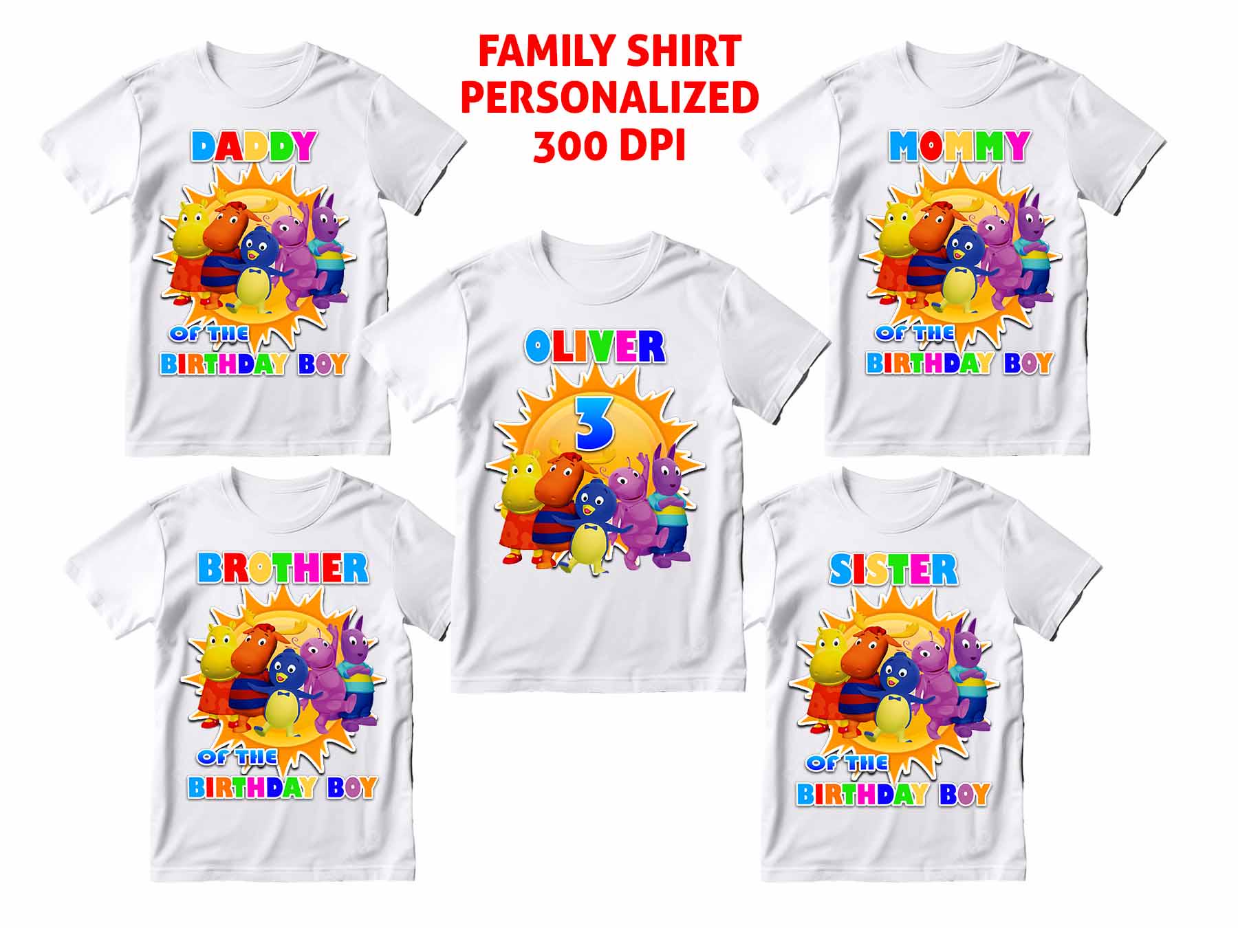 The Backyardigans Iron on Transfer, Backyardigans Printable Family ...