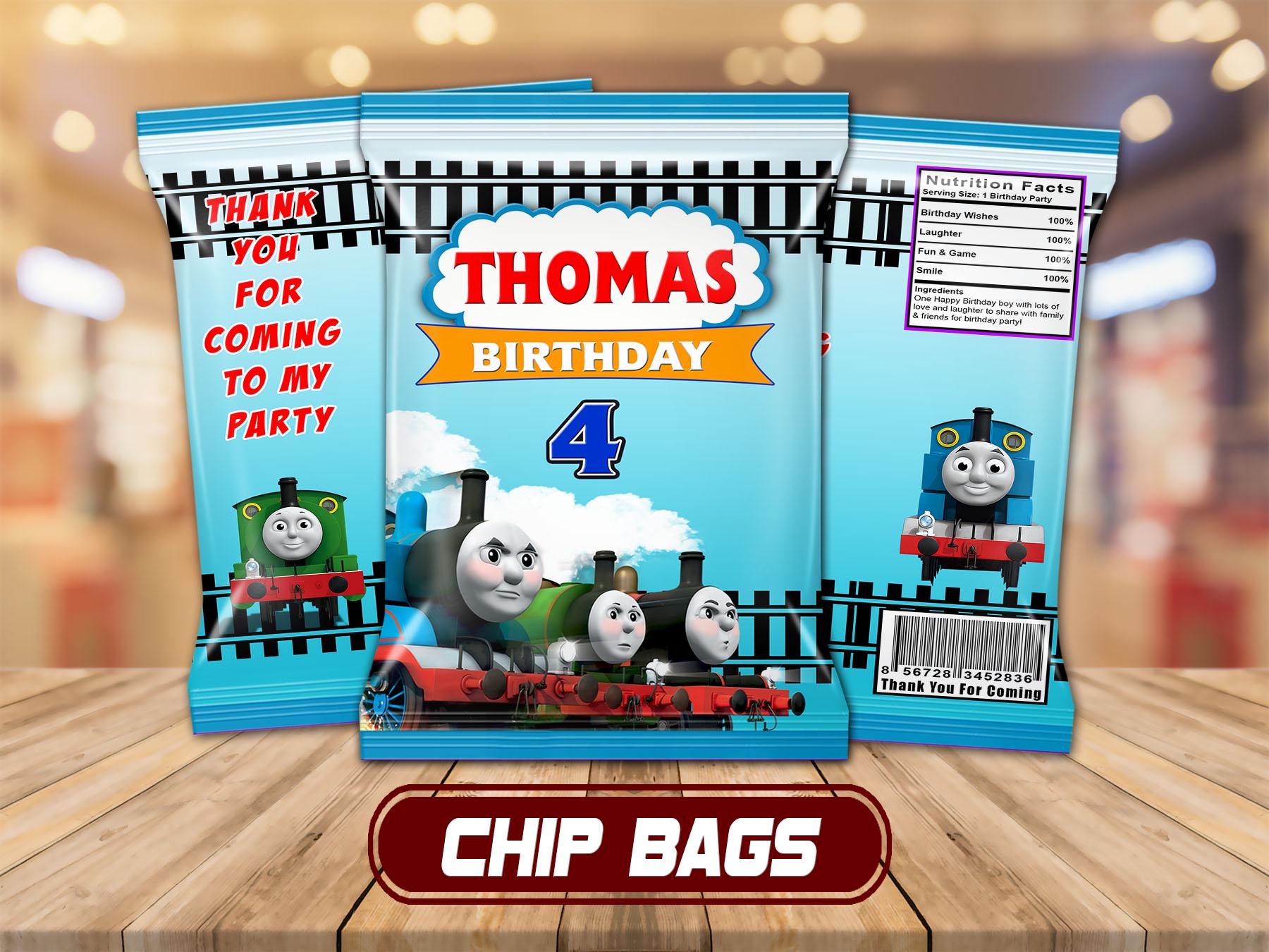 Thomas and Friends Chip Bag, Thomas and Friends Printable Chip Bag ...