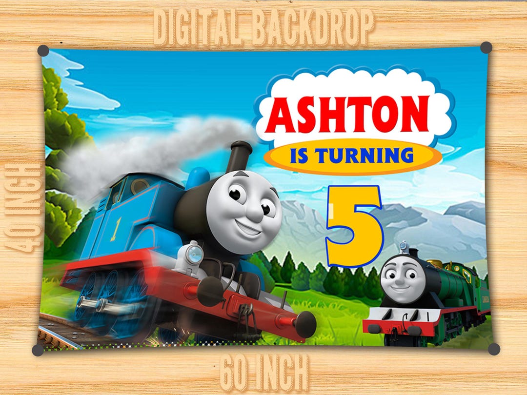 Thomas and Friends Backdrop, Thomas and Friends Printable Backdrop ...