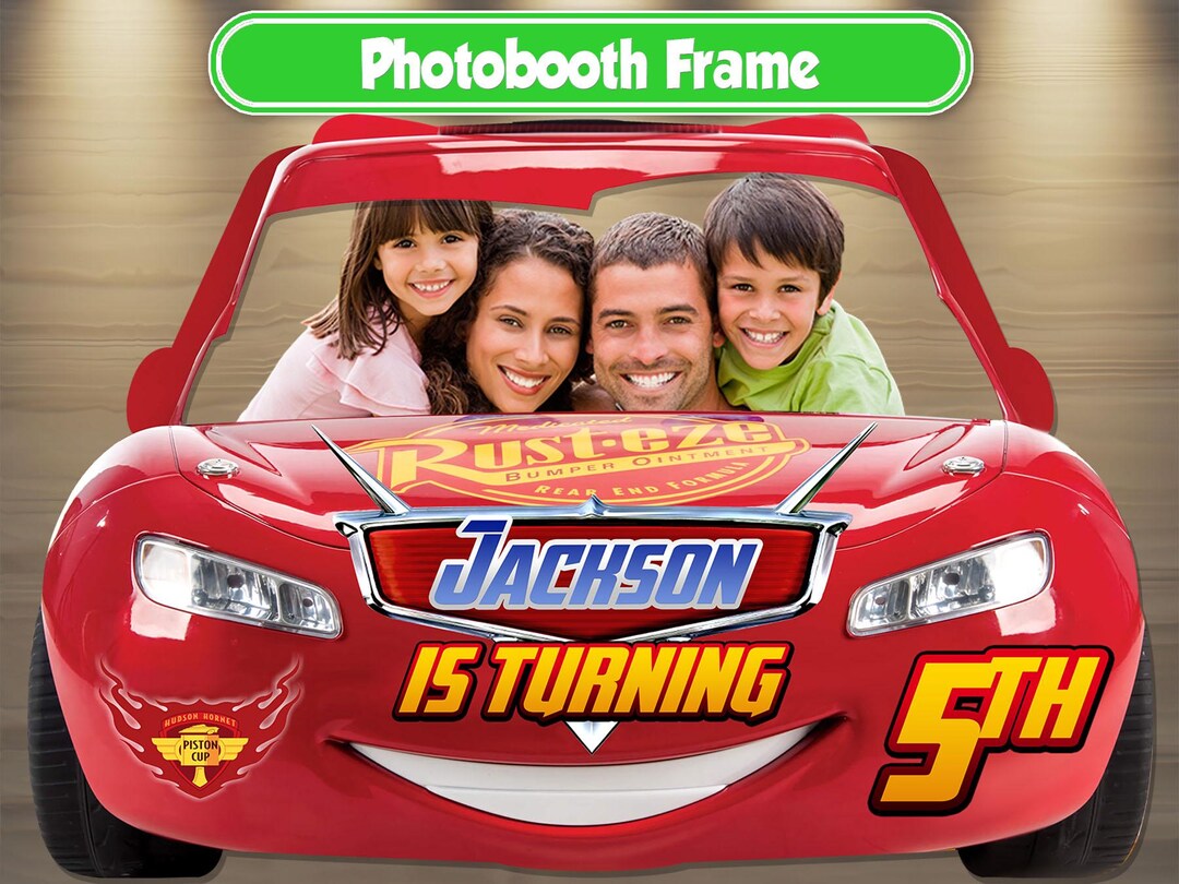 Cars Photobooth, Cars Backdrop, Cars Banner, Digital Photobooth ...