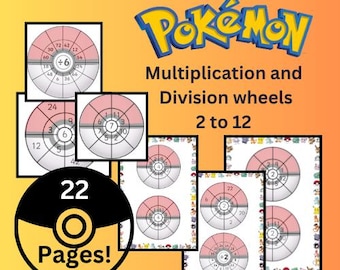 Roblox Multiplication Times Tables and Division Wheel, Worksheets ...