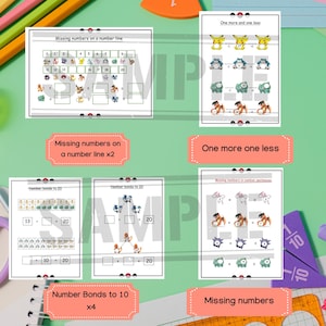 Pokemon Numbers to 20, First Grade Math Worksheets, Kindergarten ...