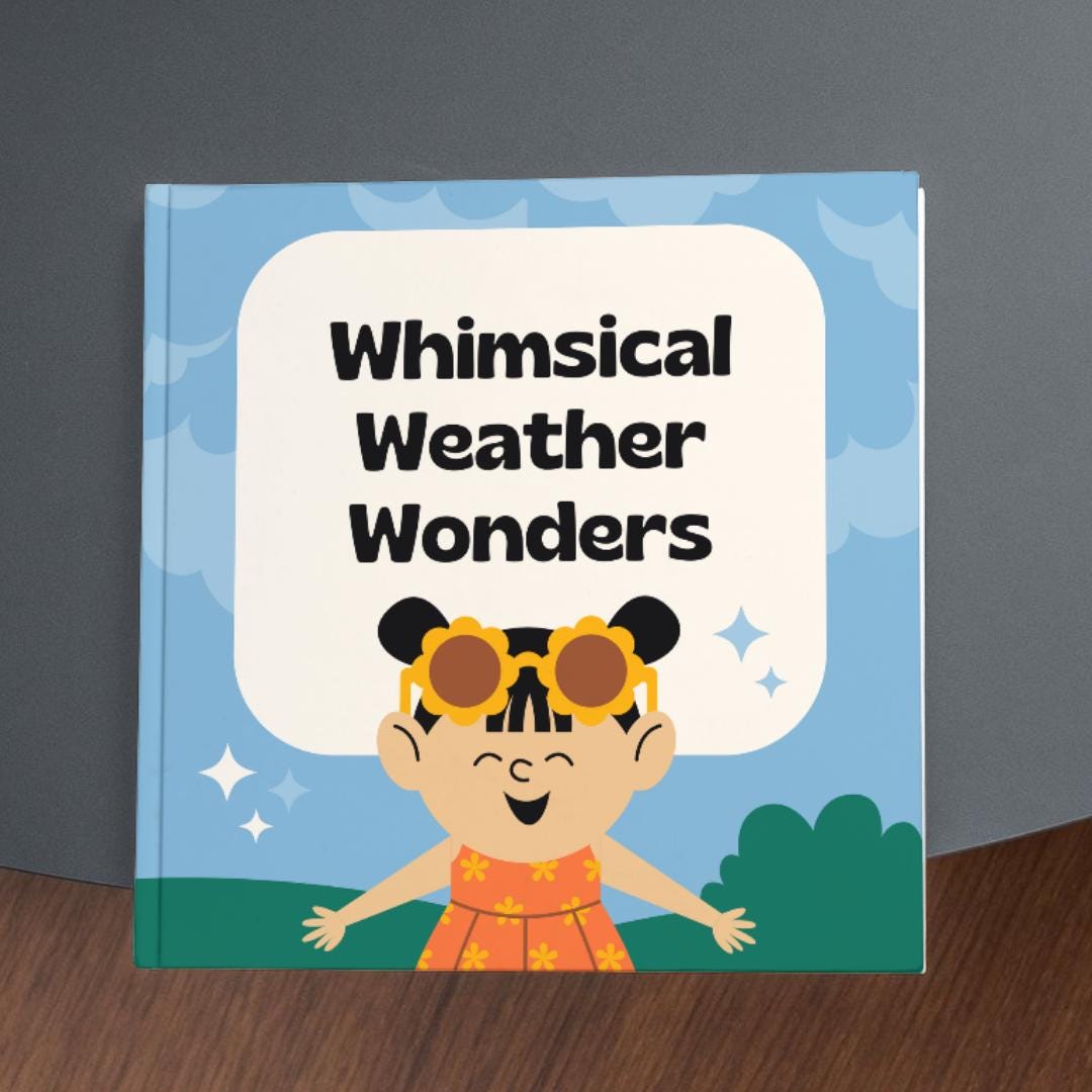Weather Wonders Story Book for Preschoolers (PDF Digital Download) - Etsy