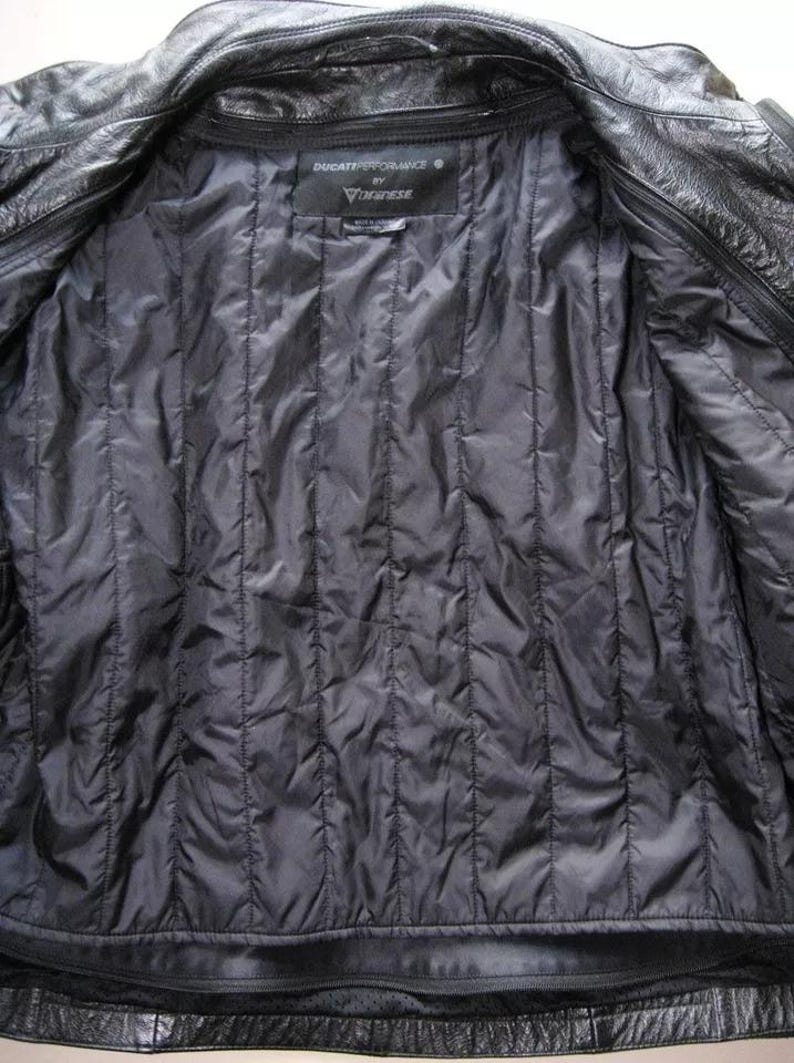 Men’s Vintage Dainese Ducati Leather Jacket – Size 56, Classic ...