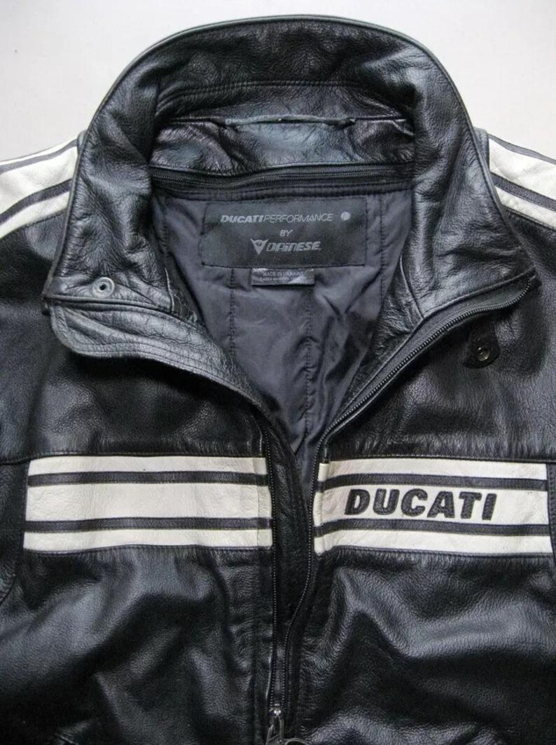 Men’s Vintage Dainese Ducati Leather Jacket – Size 56, Classic ...