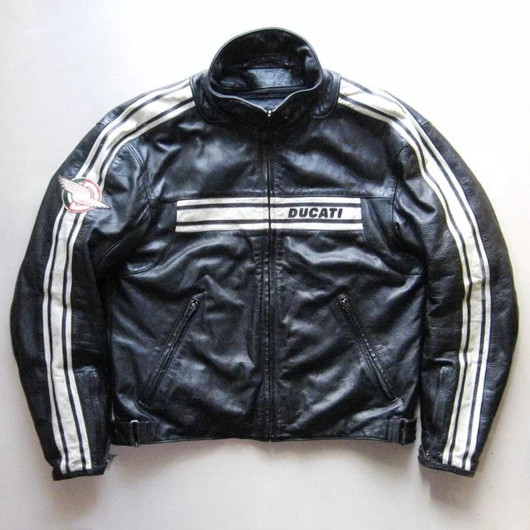 Men’s Vintage Dainese Ducati Leather Jacket – Size 56, Classic ...