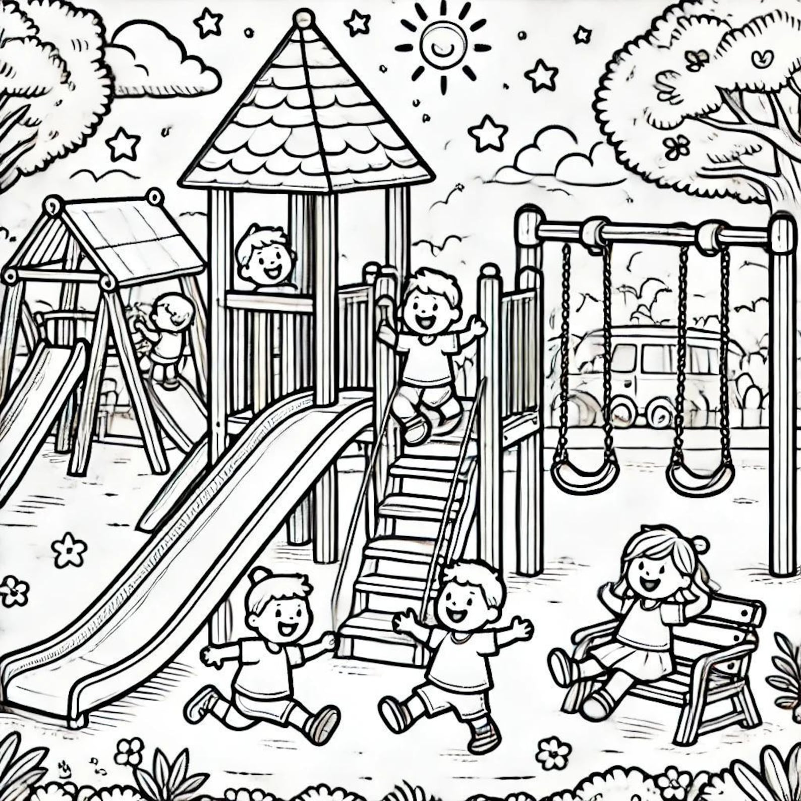 40 Printable Coloring Pages for Kids | Fun & Educational | Instant ...