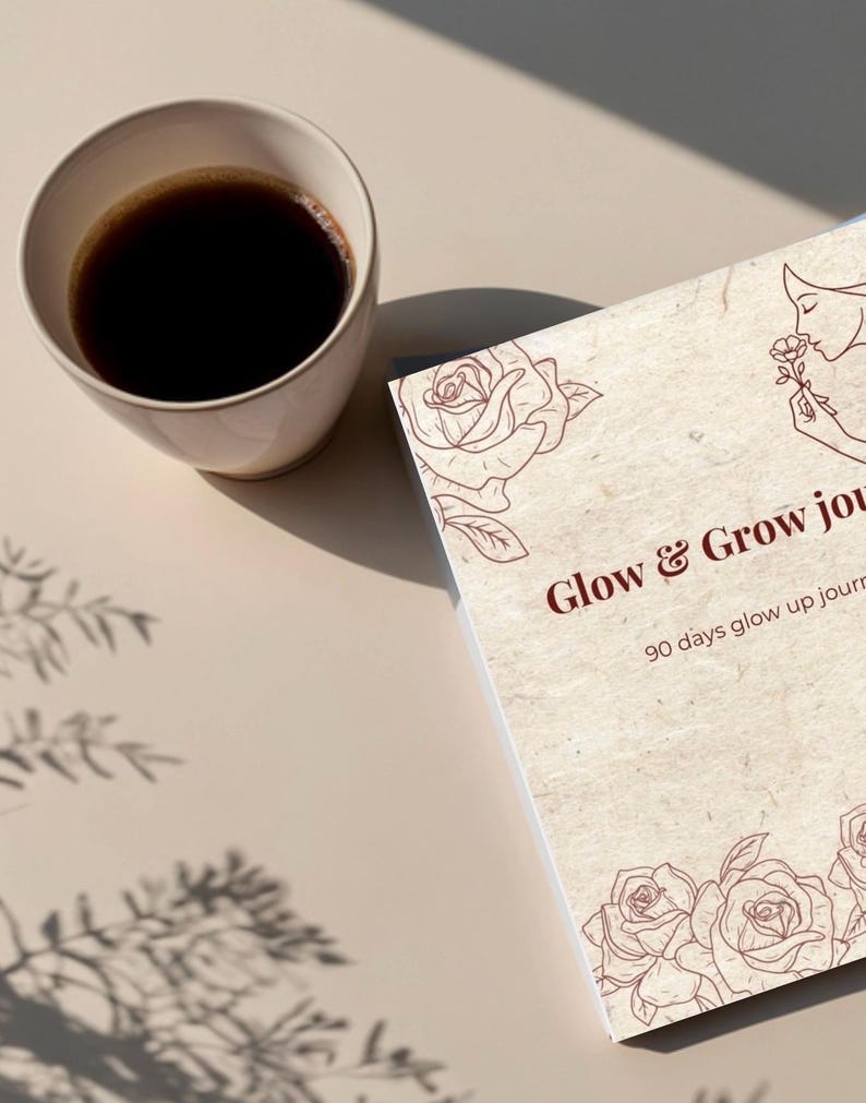 Glow & Grow Journal | Daily, Weekly, Gratitude, Habit Tracker (PDF ...