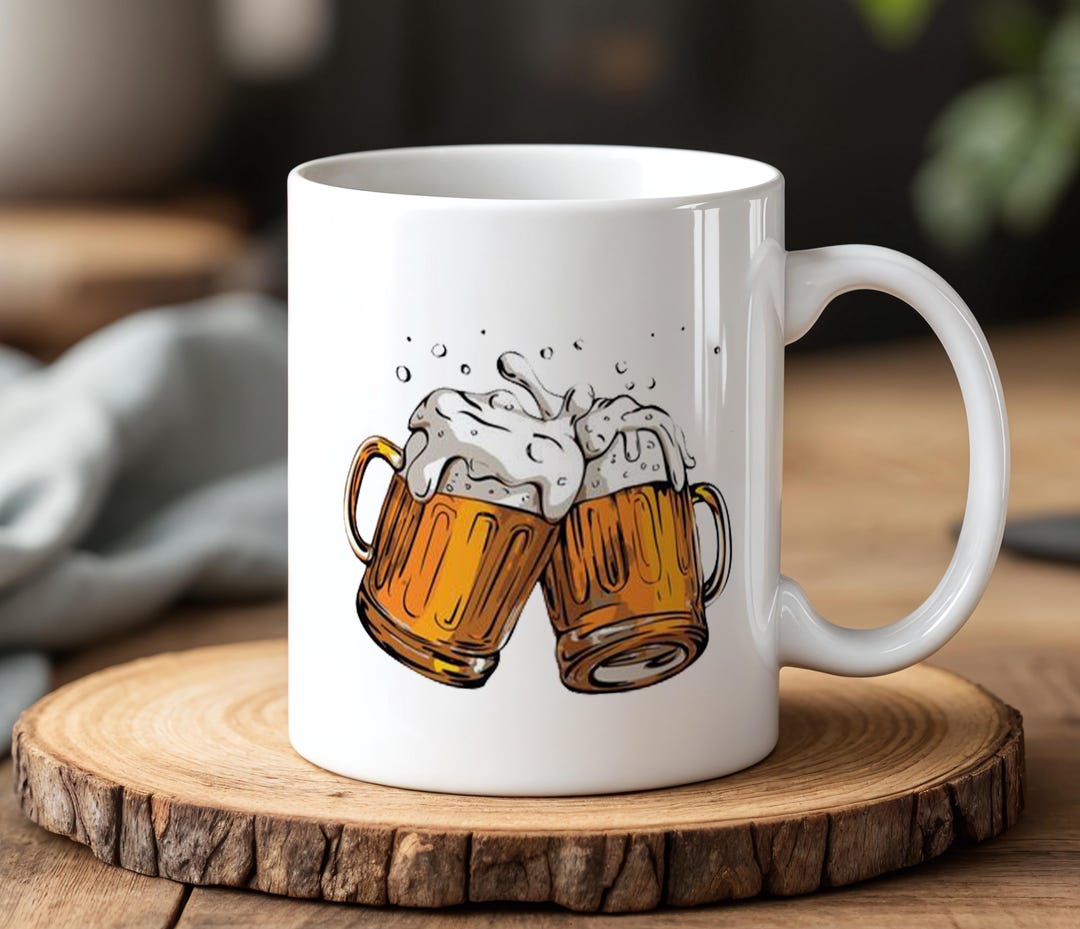 Beer Cheers Mug 330 Ml Funny Beer Lover Coffee Cup Party Gift Idea ...